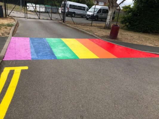 Pride Zebra Crossing | Nationwide Line Marking Services