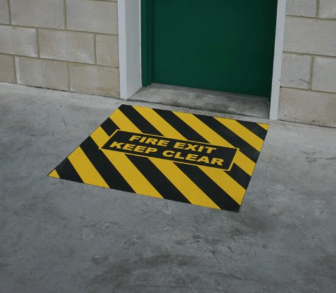 Indoor Text & Symbols | Nationwide Line Marking Services