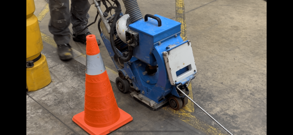 Shot Blasting Project | Line Marking Services