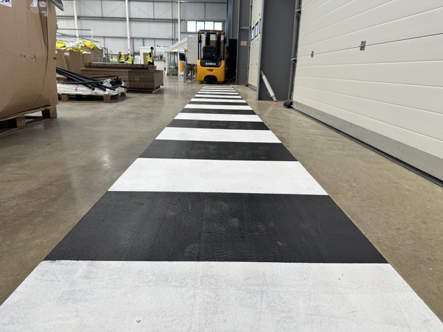 Warehouse Zebra Crossings