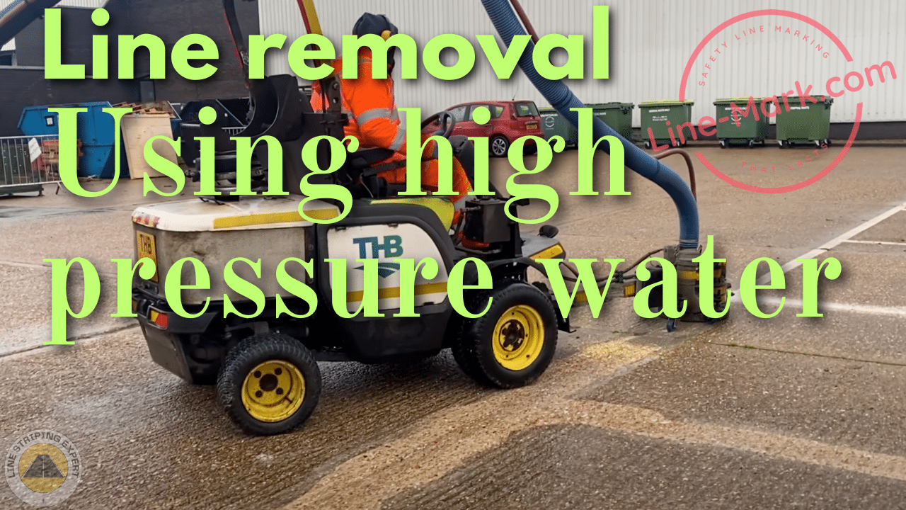 How to remove line marking with Hydroblasting | Line Mark | Nationwide ...