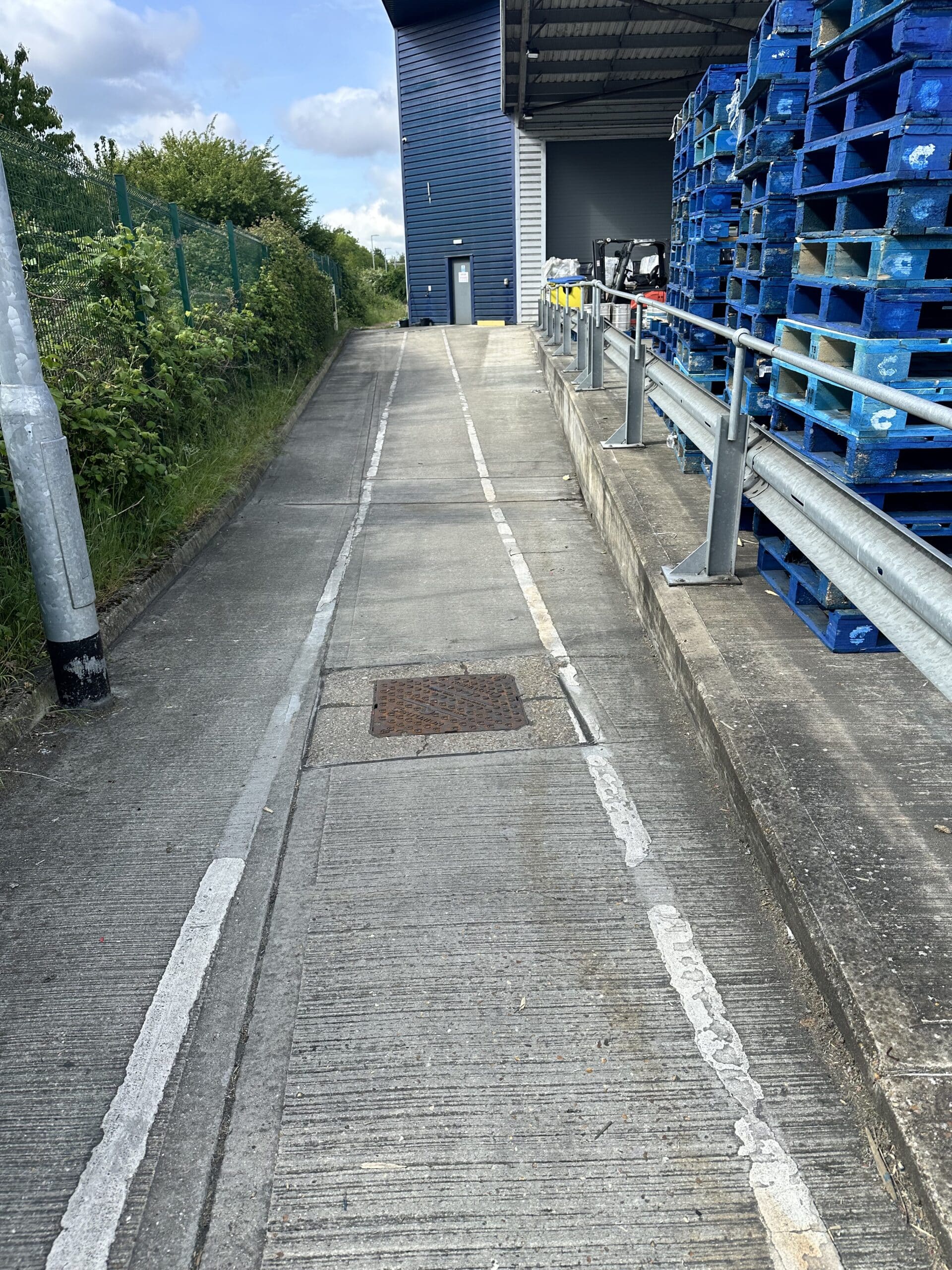Faded and worn line markings | Line Mark | Nationwide Line Marking Services
